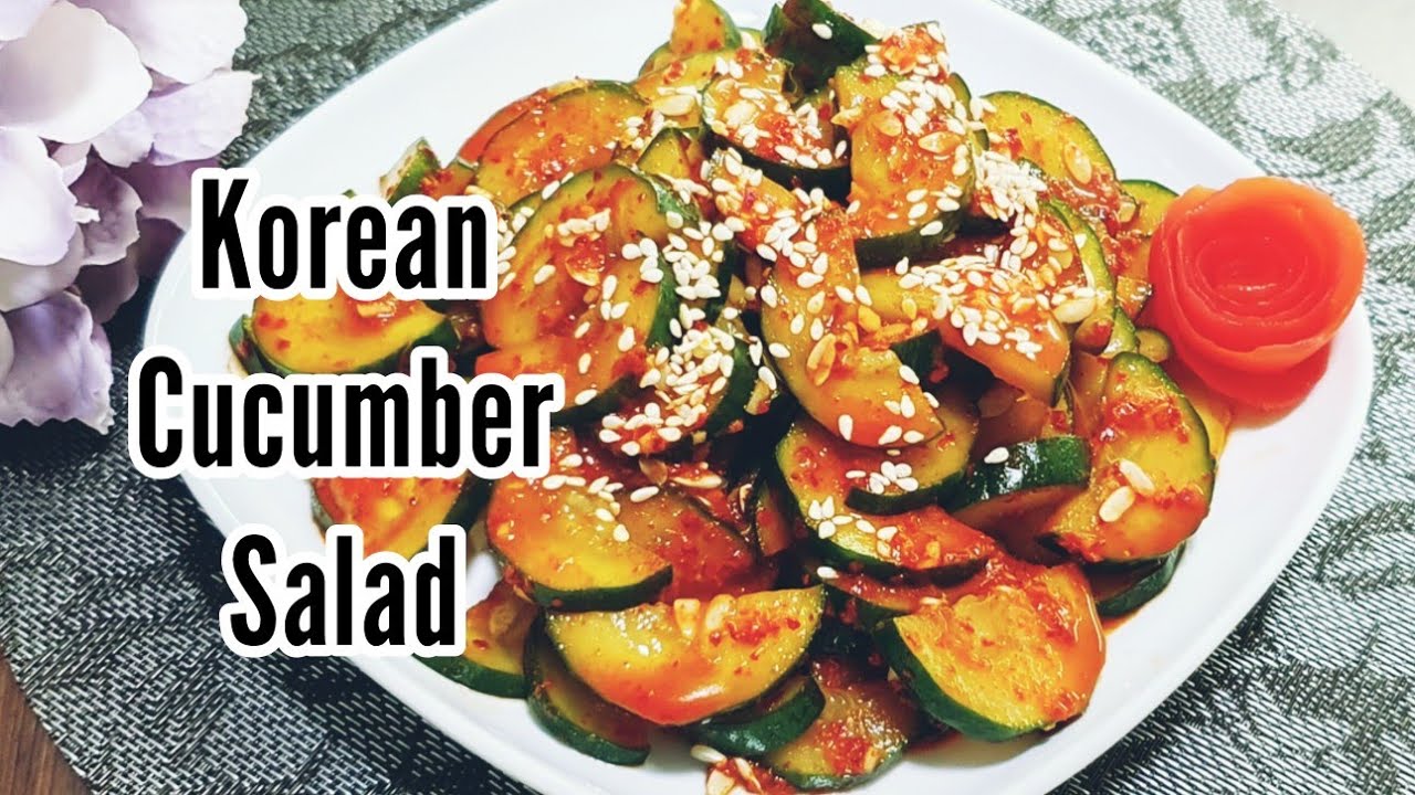 Oi Muchim/Korean Cucumber Salad / Salad Timun Ala Korea - YouTube