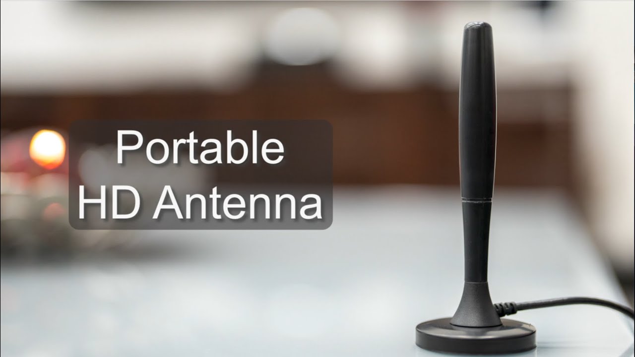 81843: GE Portable HD Antenna - Overview and Operation - YouTube
