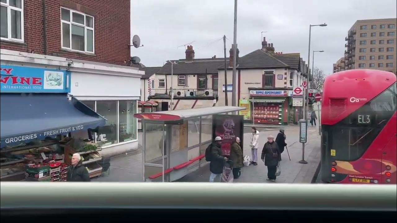 London Bus Route 368 full route visual Barking, Harts Lane to Chadwell ...