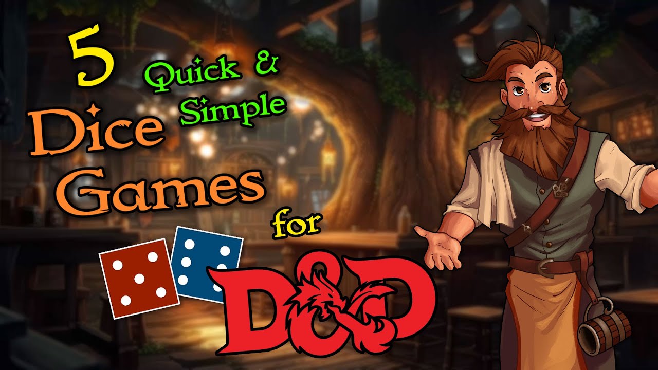 5 QUICK & EASY Tavern Games to Play in D&D! (How to Gamble in D&D) - YouTube