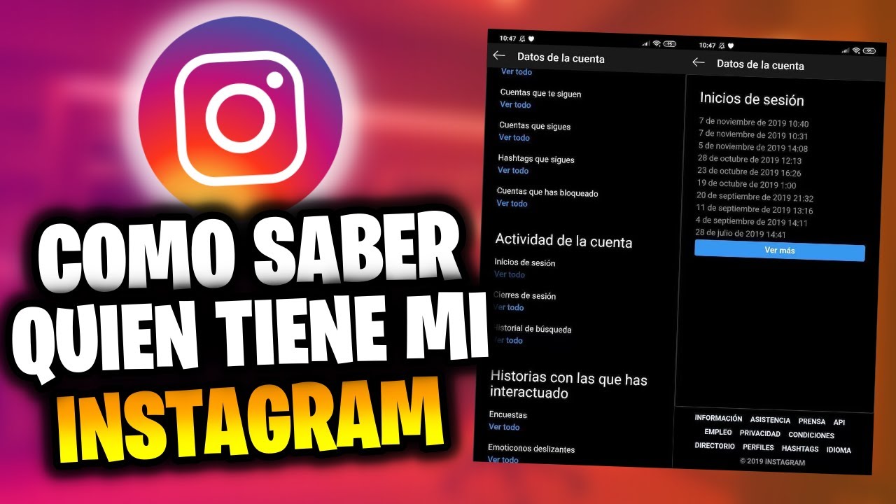Descubre quién tiene acceso a tu cuenta de Instagram | ACTUALIZADO ...
