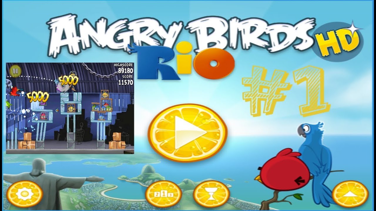 Angry Brids Rio -PC app -Gameplay-Really addictive - YouTube