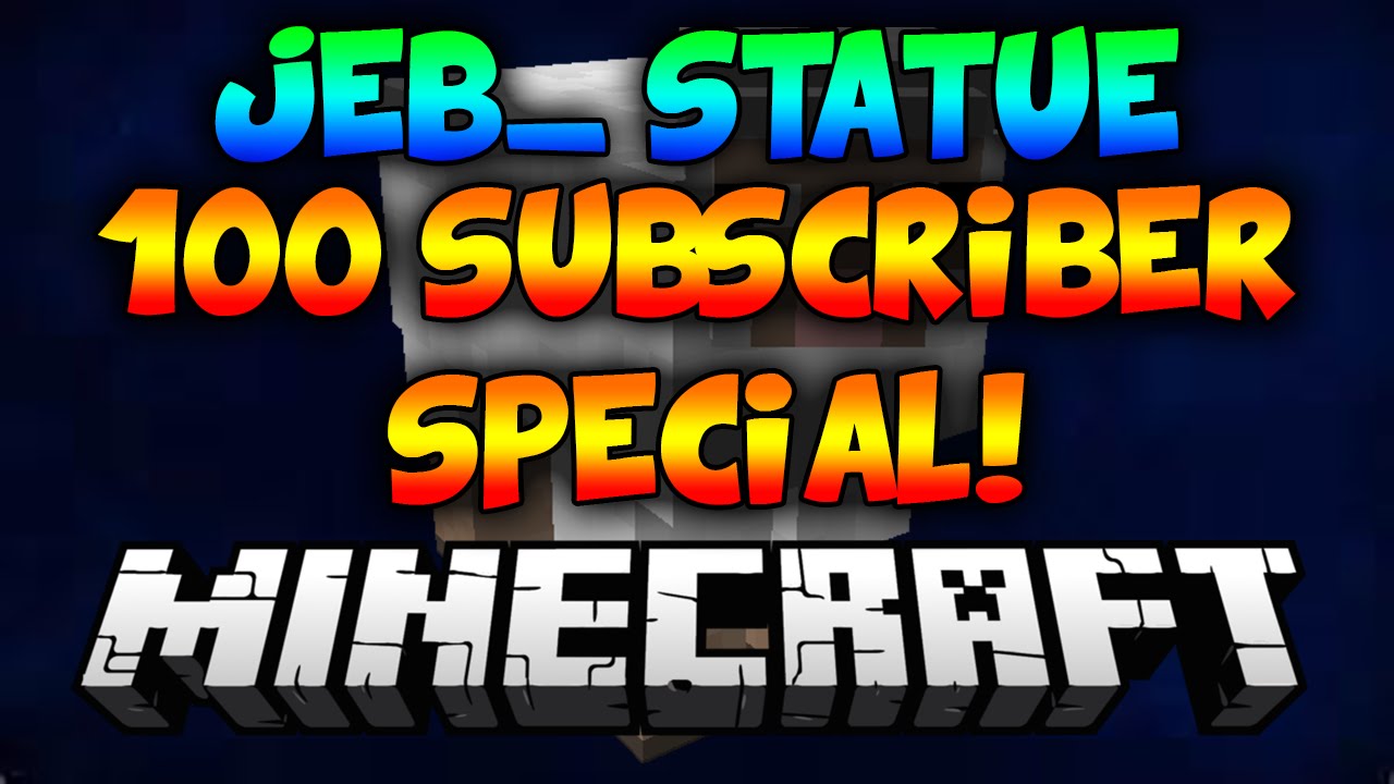 Working Jeb_ Sheep Statue in minecraft! [100 SUBSCRIBER SPECIAL!] - YouTube