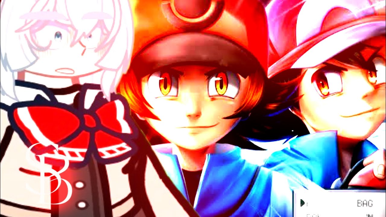 Animes React Legado Dos Campeões |Ash, Hilbert e Red (Pokémon) |Orion ...