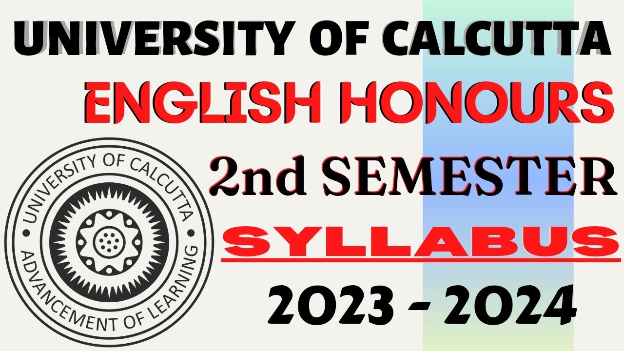 Calcutta University 2nd Semester English Honours Syllabus YouTube calcutta-university-2nd-semester-english-honours-syllabus-youtube