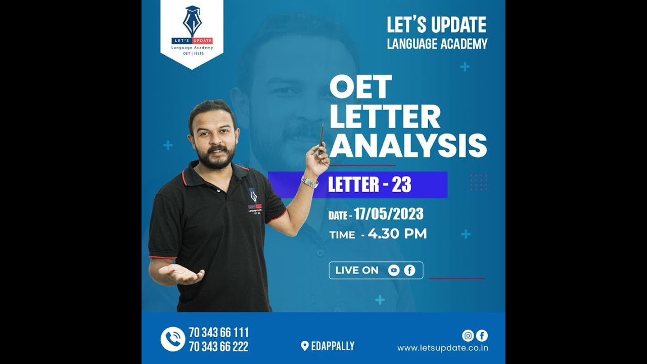 OET Letter Writing: Analyzing Real-Life Scenarios (Part 23) | OET ...