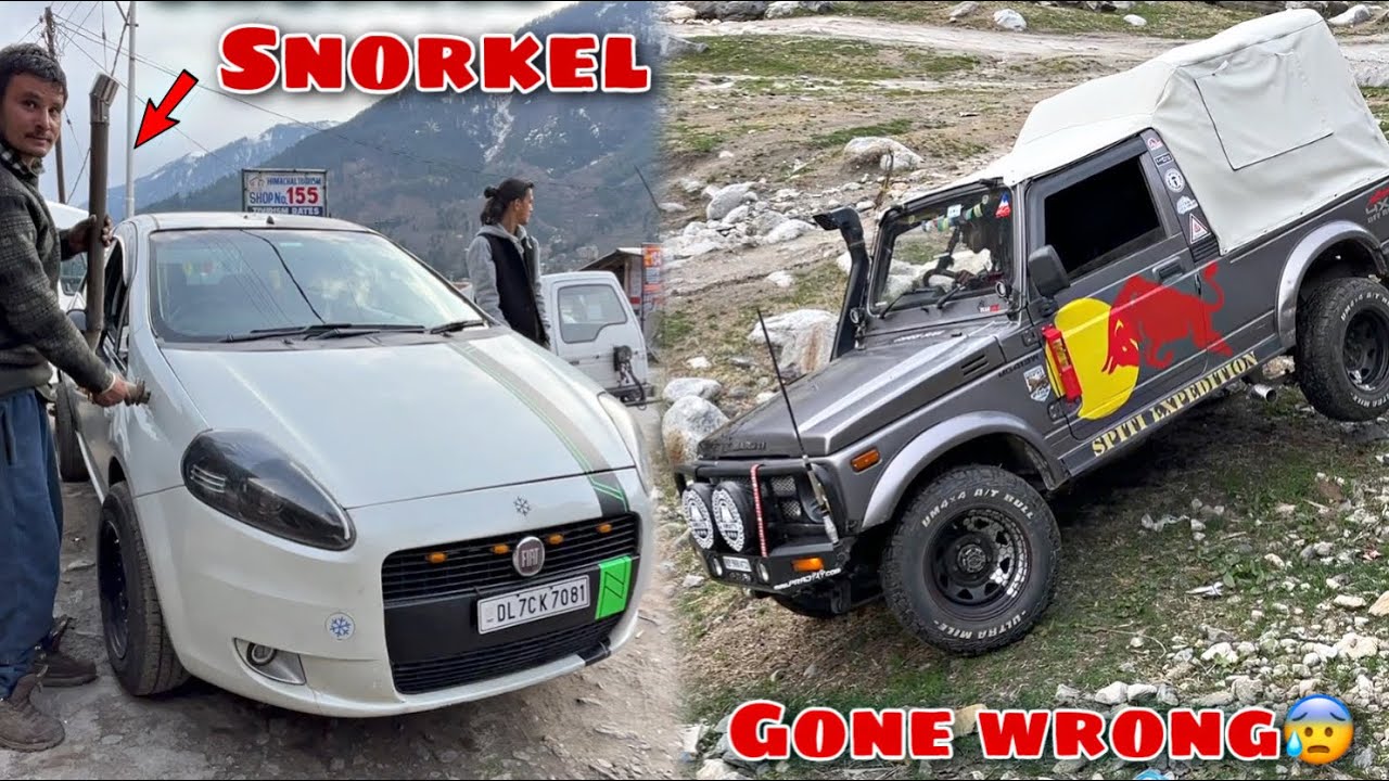 Apni punto ma snorkel laga diya | off-road gone wrong - YouTube