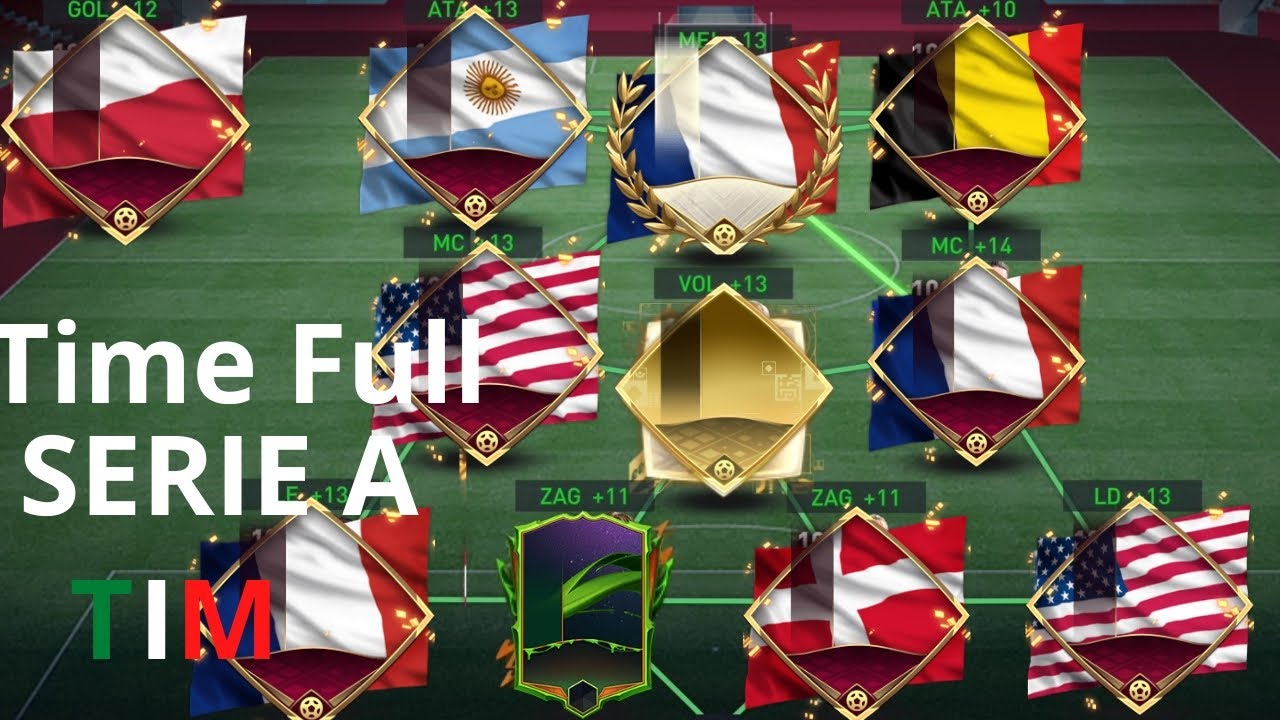 Montei o Time Full serie A Tim com Lautaro e Dest EP 1 série time ...
