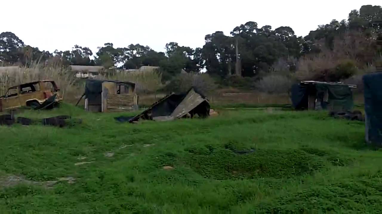sunset beach paintball cyprus - YouTube