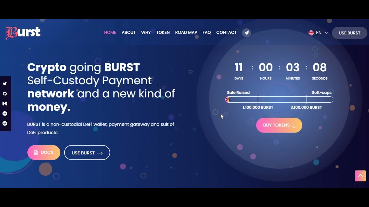 Burst Money | Non-custodial DeFi wallet payment gateway - YouTube