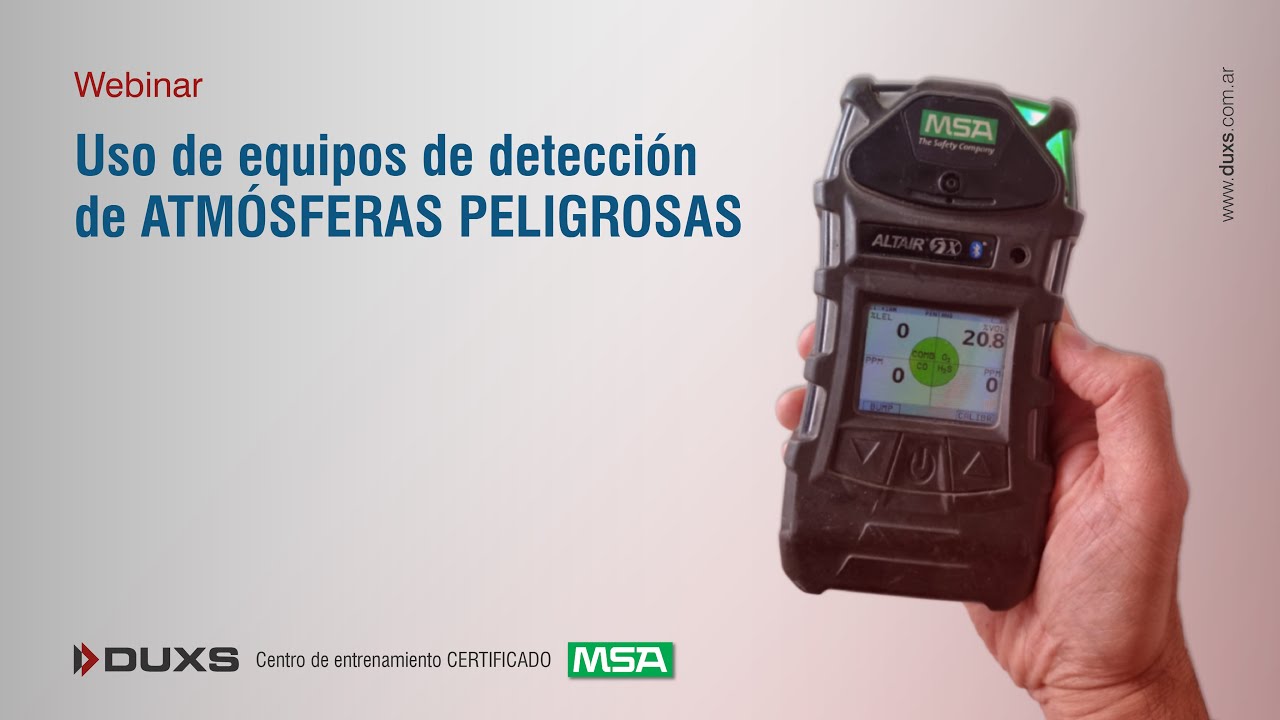 Webinar: Uso de equipos de detección de Atmósferas Peligrosas - YouTube