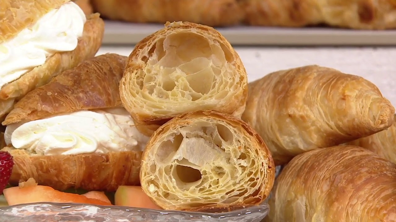 Authentic Gourmet 20, 40, or 60 French Butter Croissants on QVC - YouTube