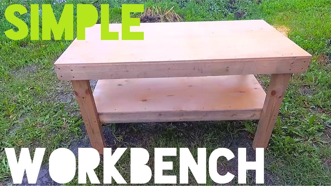 Workbench From 2x4 And Plywood Easy DIY YouTube workbench-from-2x4-and-plywood-easy-diy-youtube