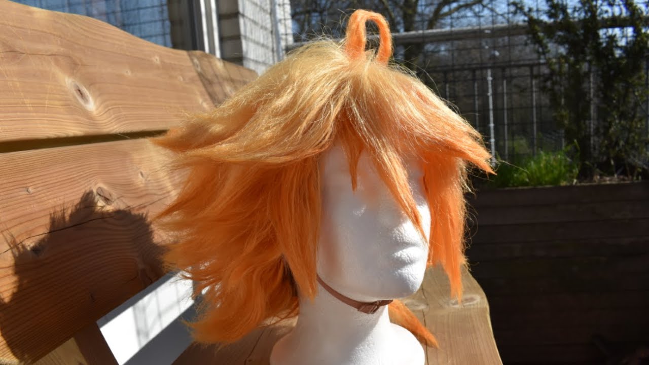 Emma Cosplay Wig Tutorial (The promised Neverland) - YouTube