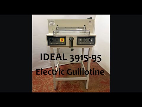 Ideal 3915-95 guillotine