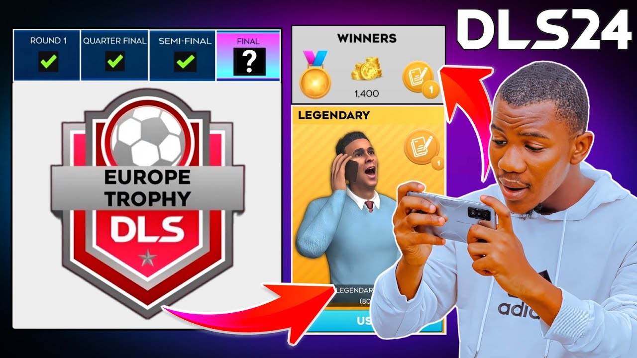 LEGENDARY KNOCKOUT CHALLENGE! | Europe Trophy In DLS 24 🏆 | Dream ...
