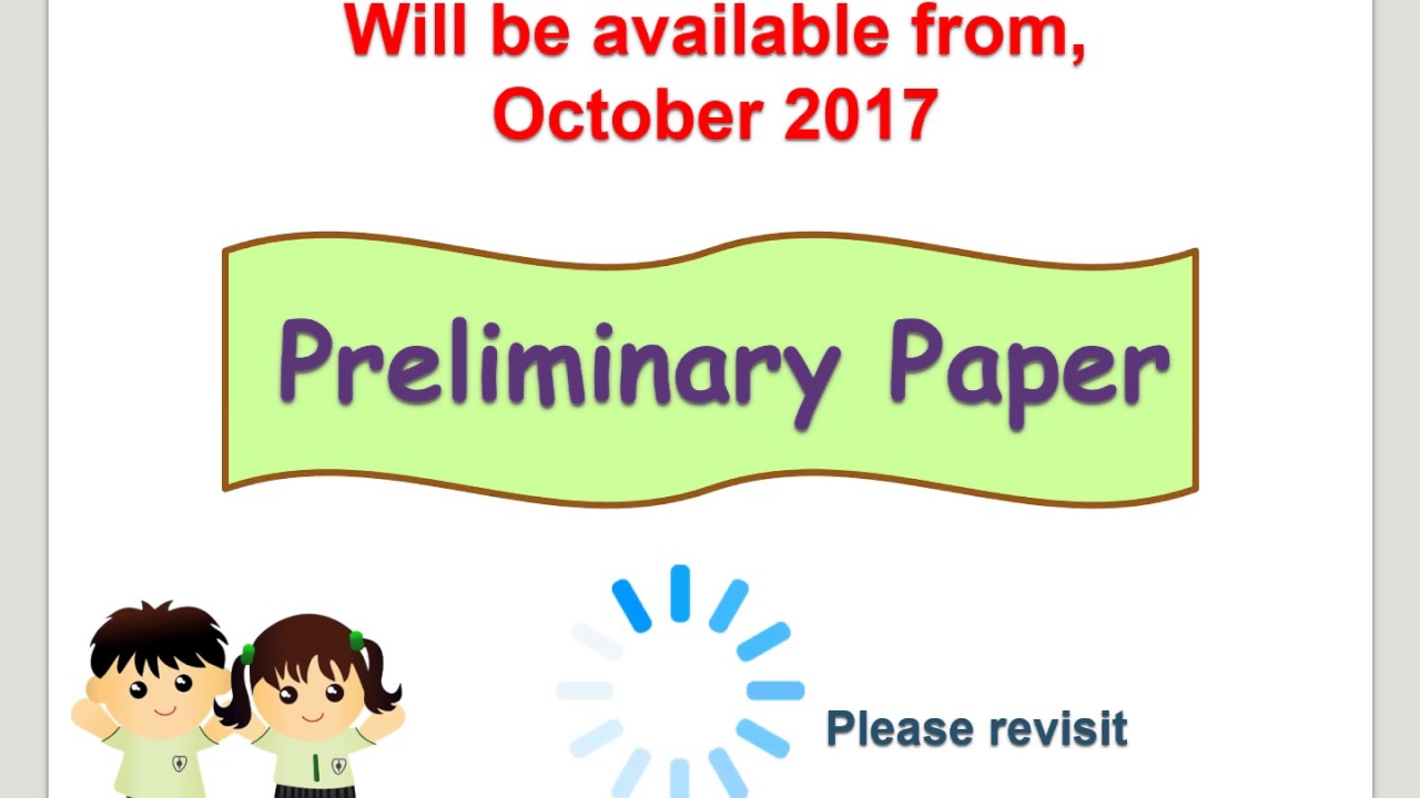 english preliminary paper - YouTube