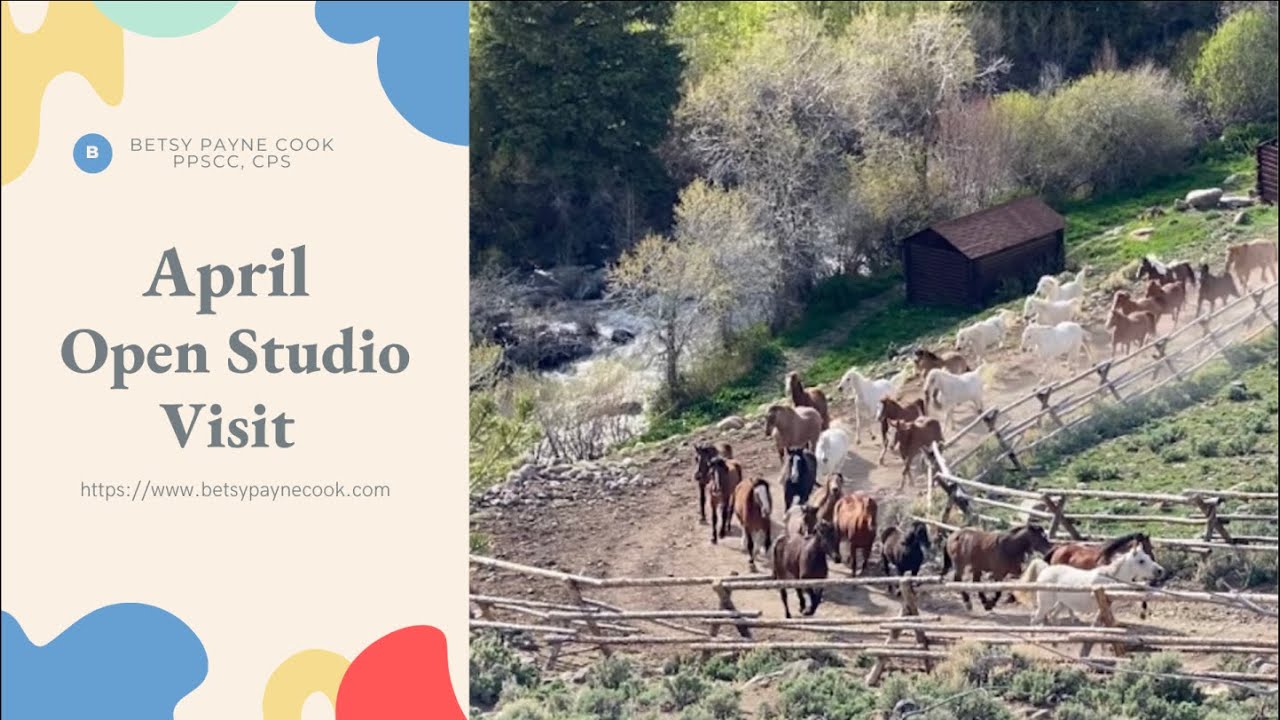 Betsy Payne Cook April 2023 Open Studio - YouTube