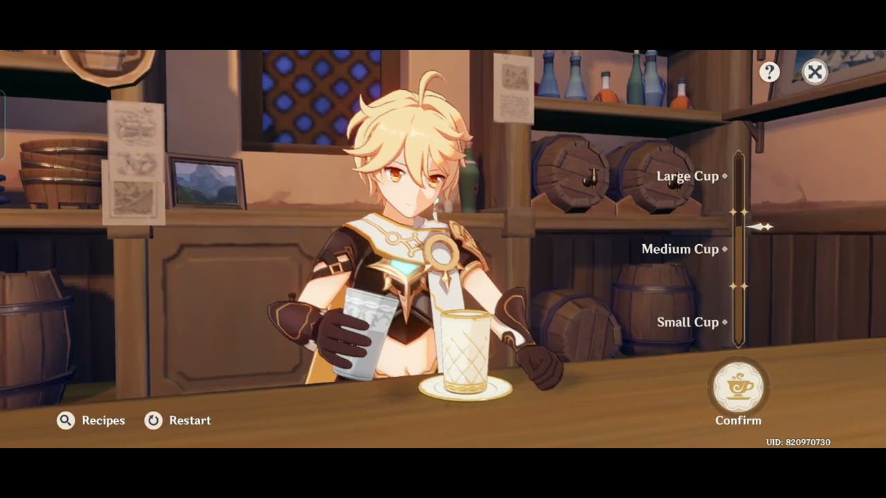Sweet cider lake |Recipe #genshinimpact #event - YouTube