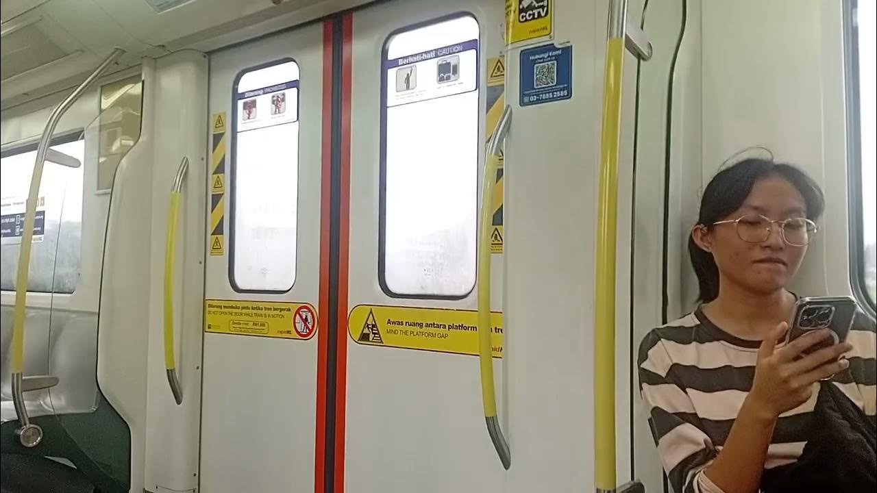 RapidKL LRT Ampang Line CSR Zhozhu AMY Ride from Sentul to titwangsa Towards Putra Heights - YouTube