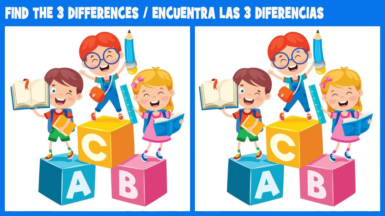 #25 Encuentra las 3 diferencias / Find the 3 differences - YouTube