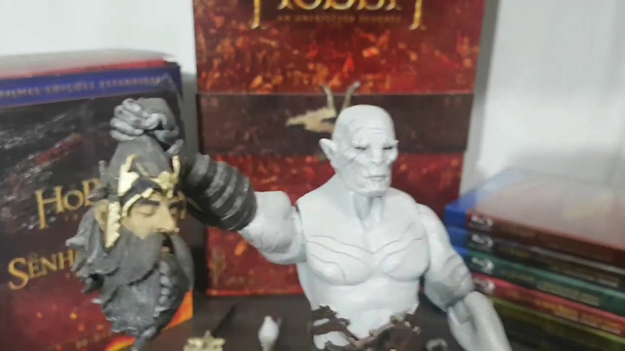 Azog action figure 2013 SDCC Exclusive PT-BR - YouTube
