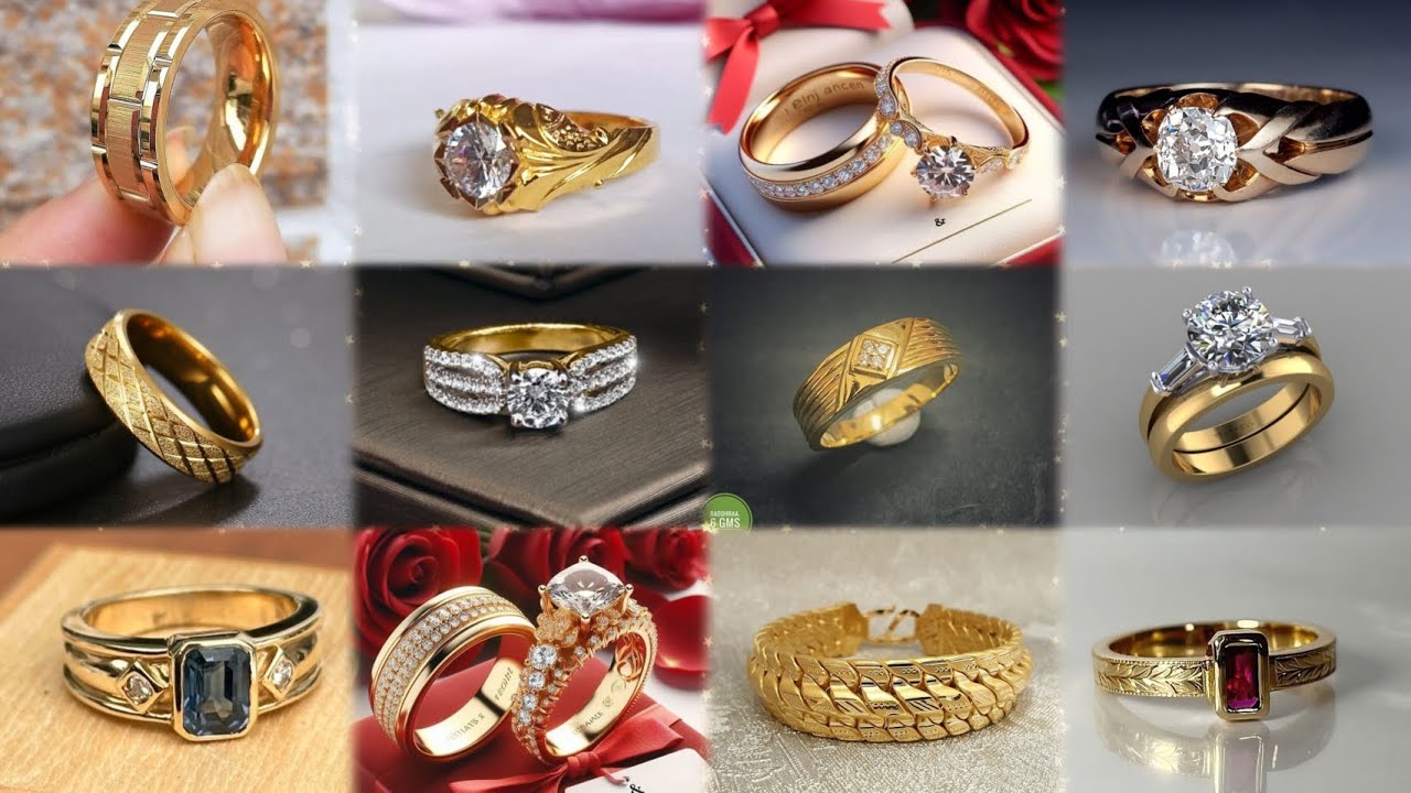 latest gold ring design 2025 // diamond jewelley ring design //luxury ...