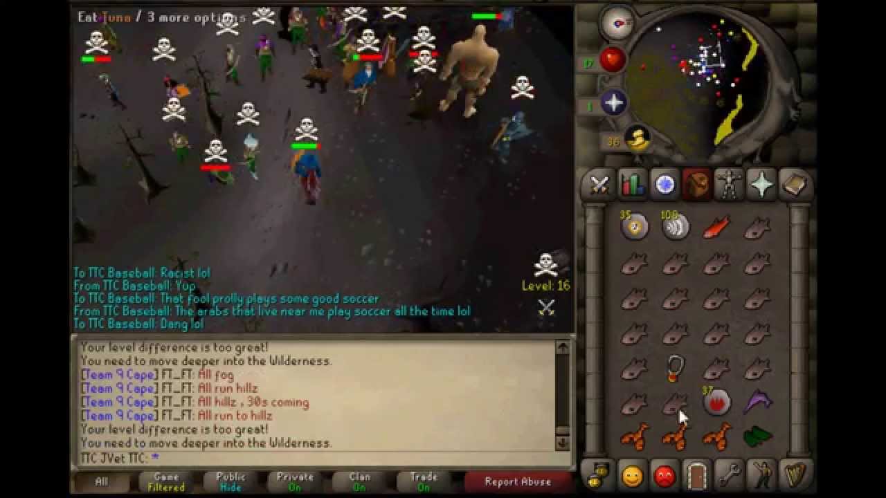 Old School Runescape Multi Mage F2P Pking Leveling - YouTube