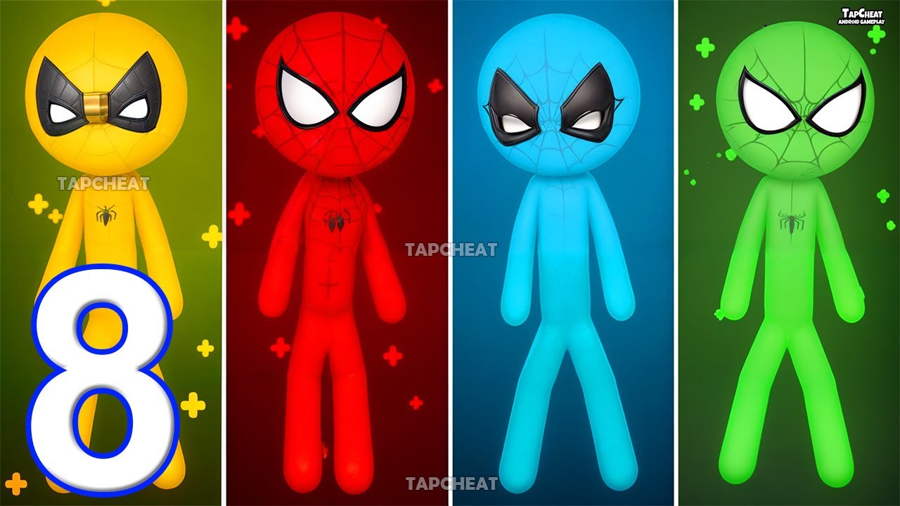 Stickman Party 1 2 3 4 Players MiniGames - Gameplay Part 8 Stickman ...