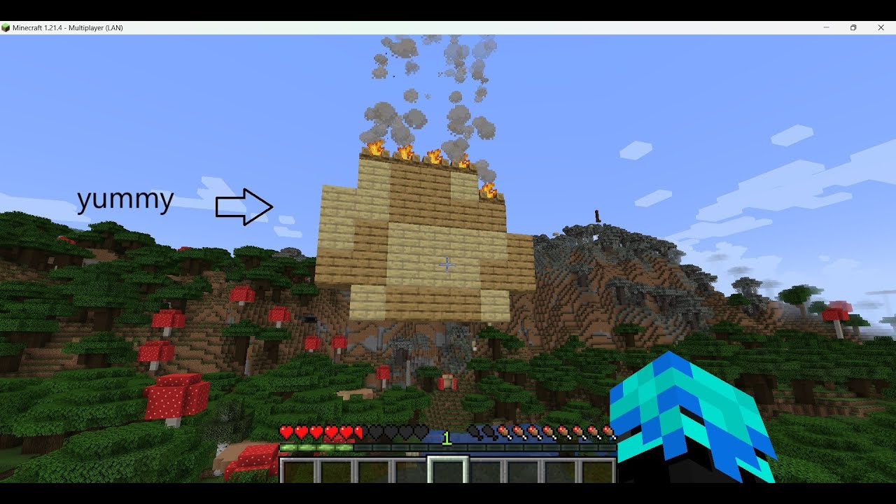 i built a hot potato in minecraft - YouTube