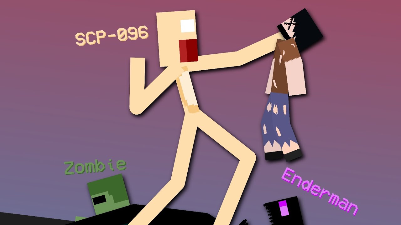 SCP-096 🆚 CTC-196-A 🆚 Zombie 🆚 Enderman (Accurate Version) - YouTube