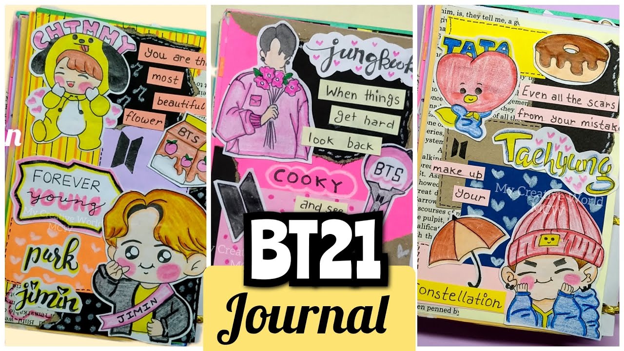 BT21 journal | Jungkook journal | park Jimin journal | taehyung journal ...