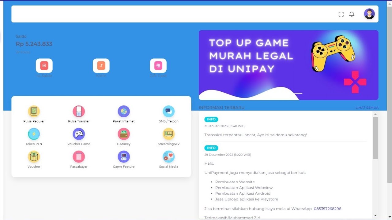 Script web PPOB & SMM Auto oper/Deposit terbaru 2023 - YouTube