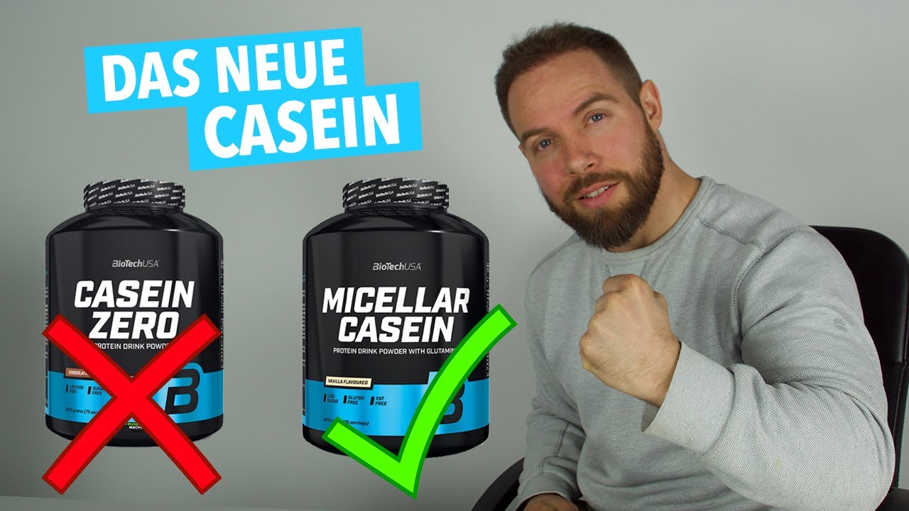 Biotech USA Micellar Casein im Review | Muskelmacher Shop - YouTube