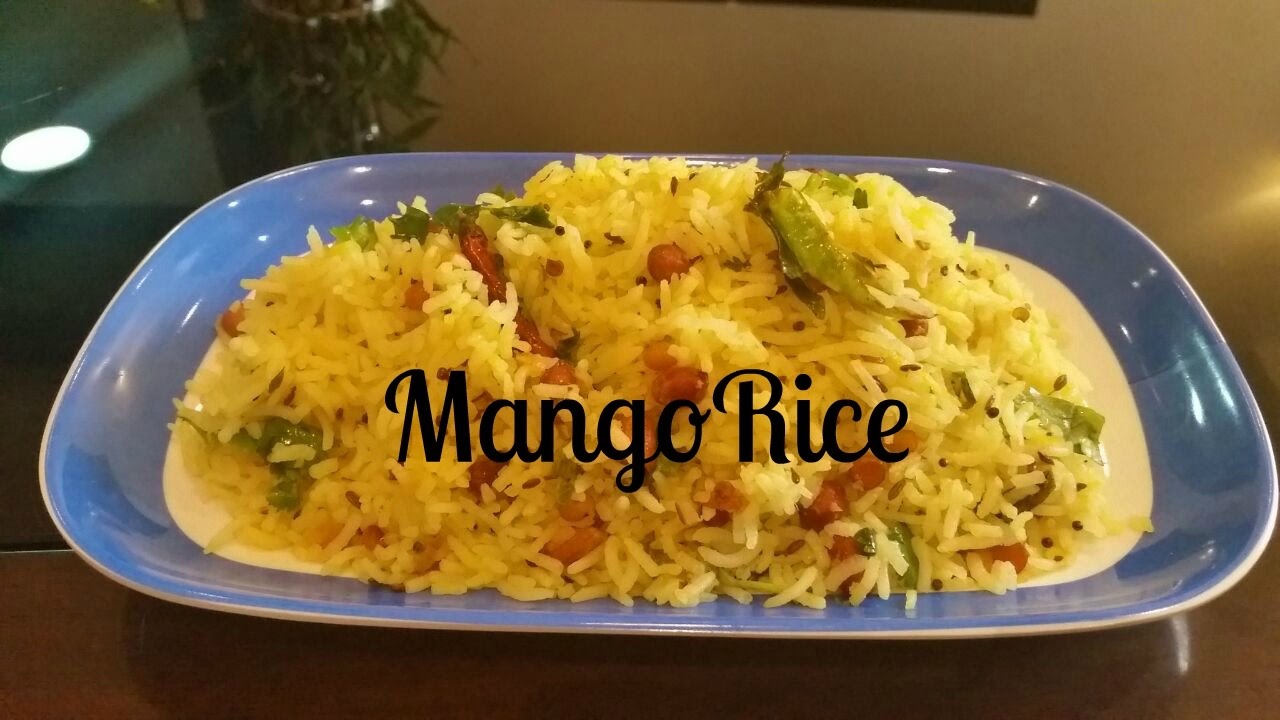 Mango Rice(or)Mango Pulihora Andhra Style/Mango Rice Recipe South ...
