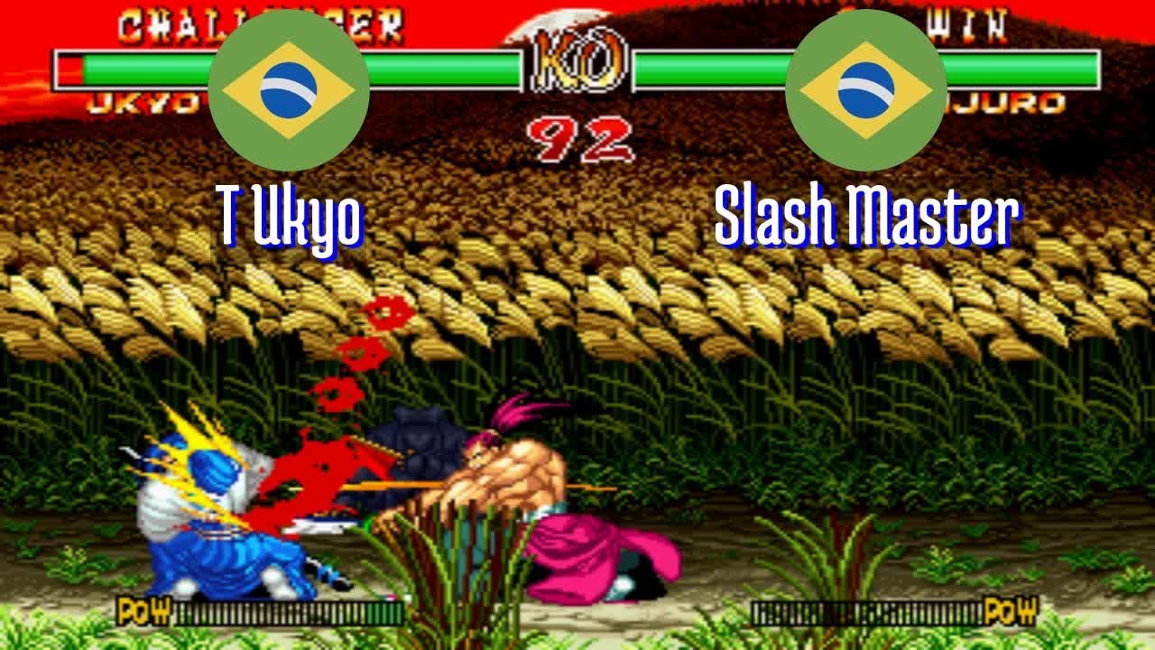 @samsho2: T Ukyo (BR) vs Slash Master (BR) [Samurai Shodown II ...