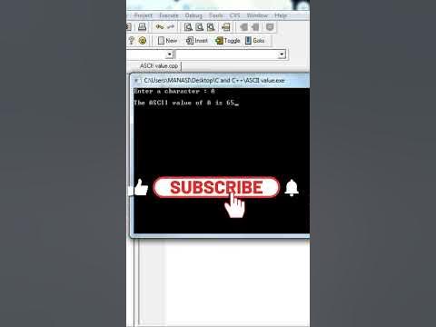 ASCII Code Converter | C Programming #shorts #shortvideo #youtubeshorts - YouTube