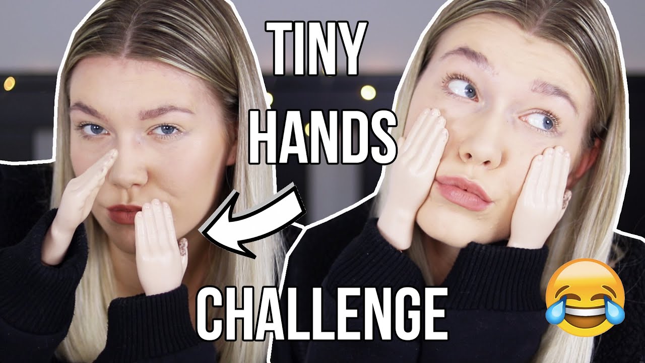 Pats Sunkiausias, Bet Linksmiausias Iššūkis Pasidaryti Makiažą!! Tiny Hands Challenge - YouTube