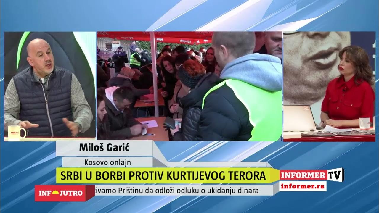 INFO JUTRO - Kurtiju smeta svaki simbol srpstva na Kosovu i Metohiji! - YouTube