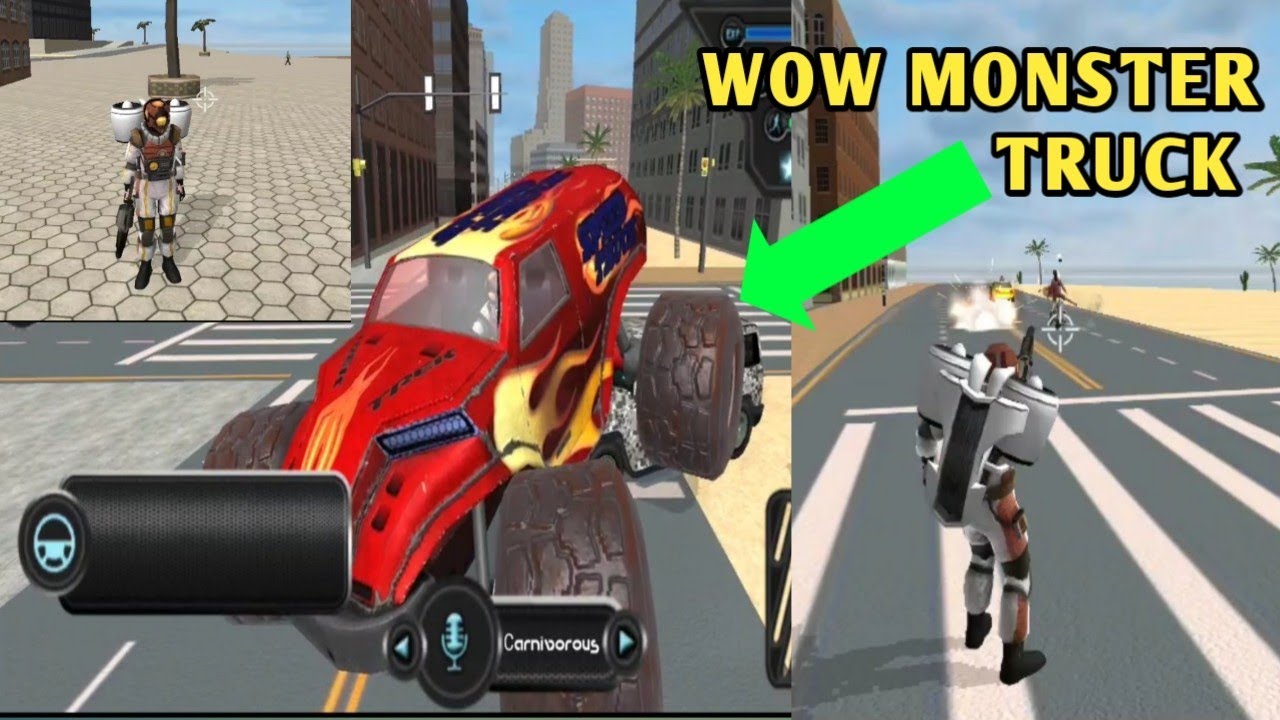 WOW JETPACK HERO BOUGHT HIS NEW PRIVATE MONSTER TRUCK | JETPACK HERO ...