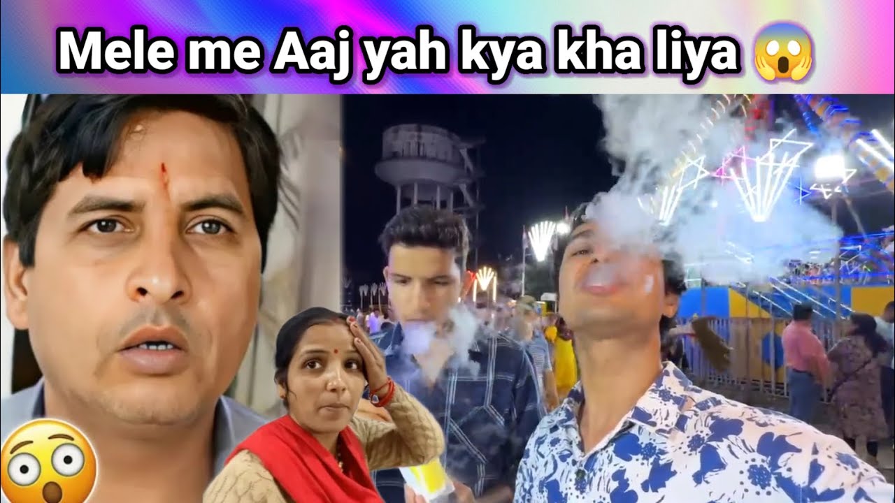Mele me Aaj yah kya kha liya 😱||Sourav Josh vlog - YouTube