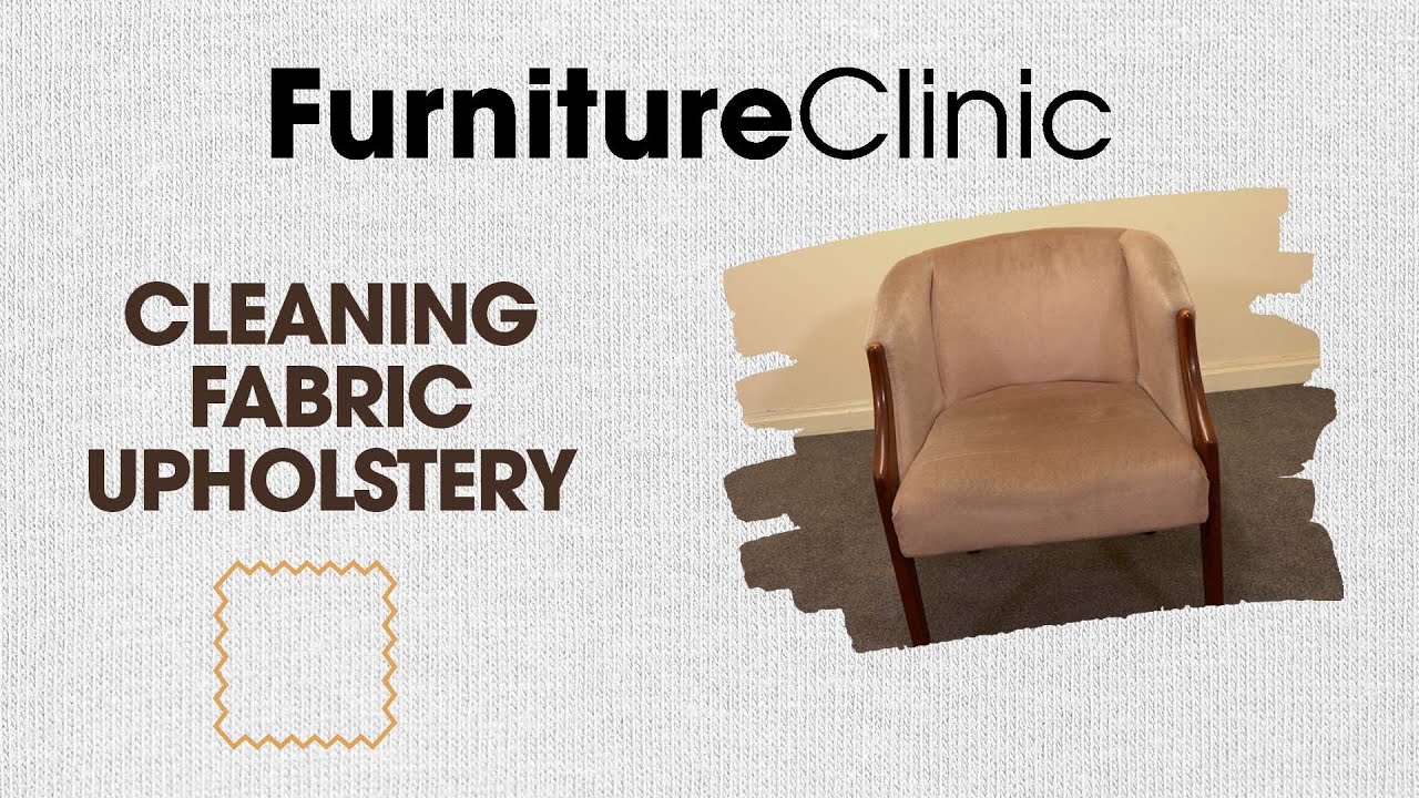 How to Clean Fabric Upholstery - YouTube