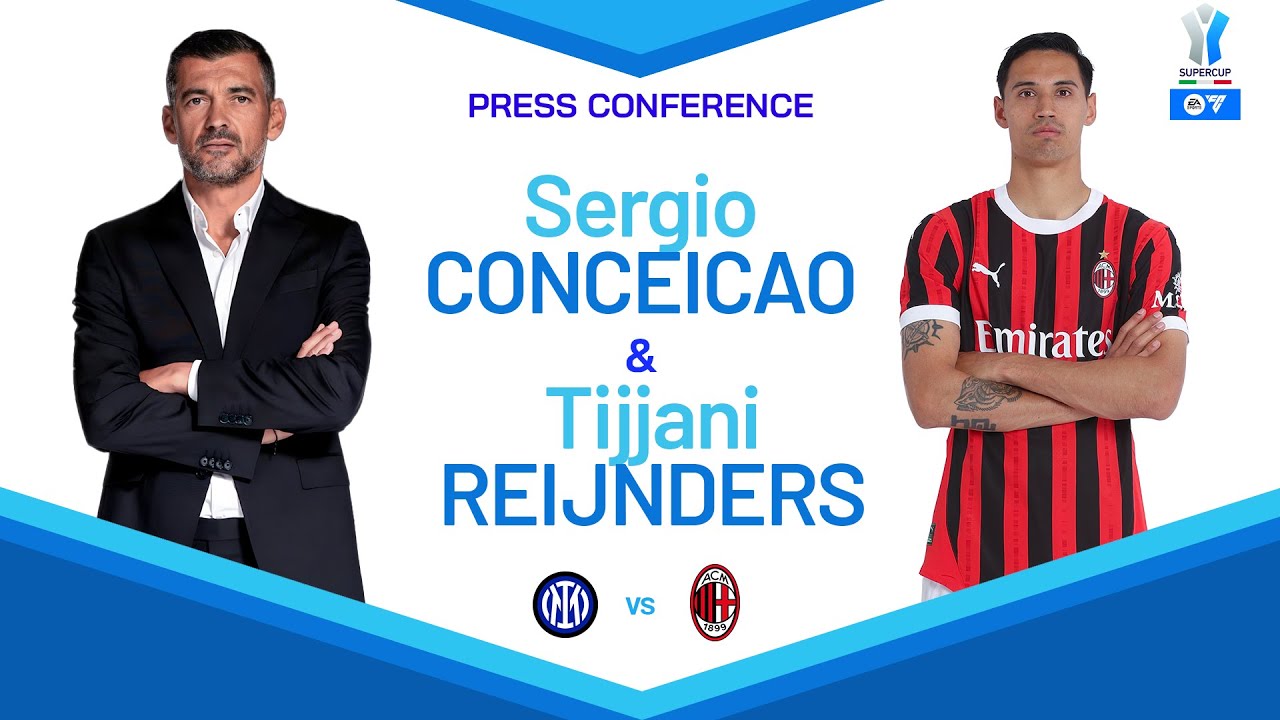 🔴 LIVE | Milan Press Conference | Inter-Milan | EA SPORTS FC Supercup ...