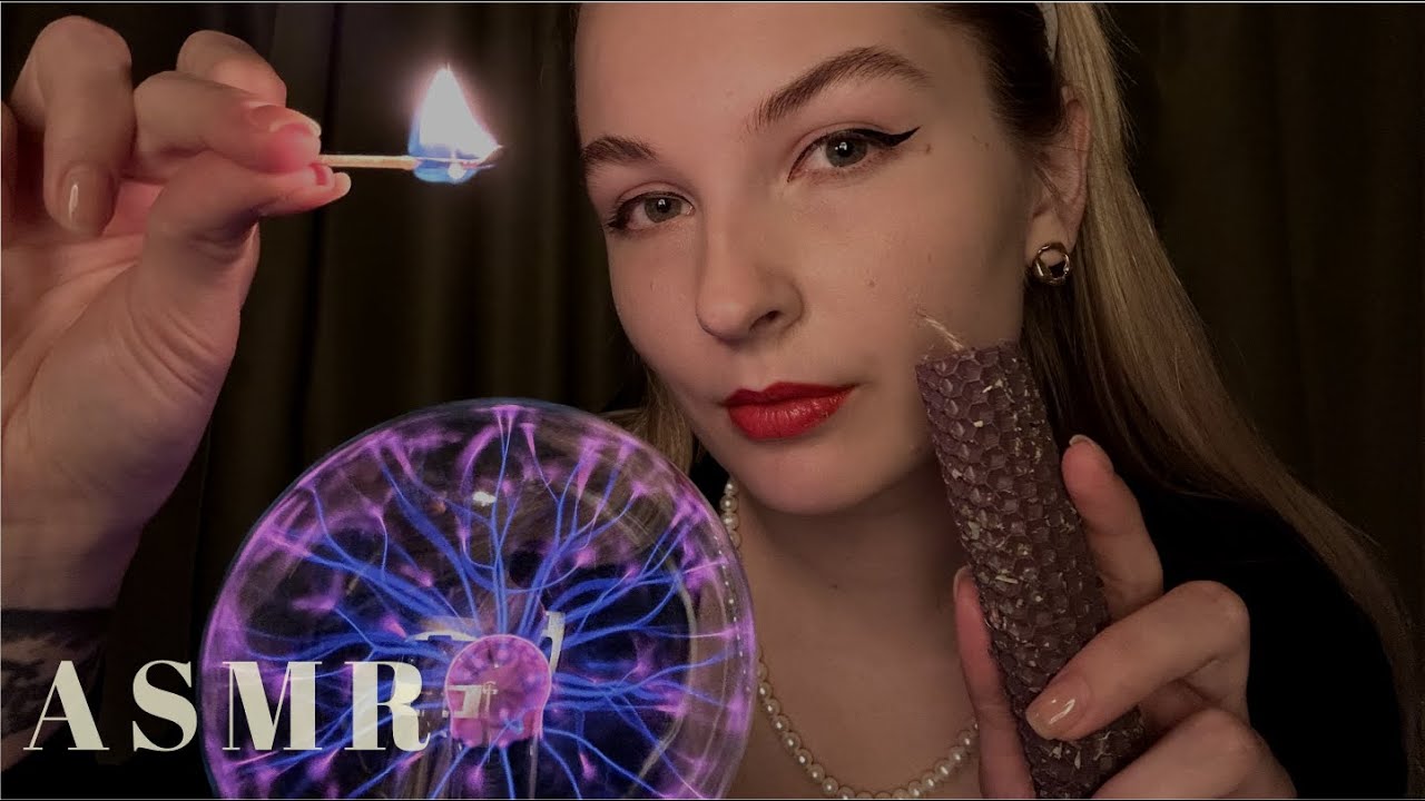 ASMR WHITE WITCH🔮🕯🤍 / aura cleansing, prediction and spell - YouTube