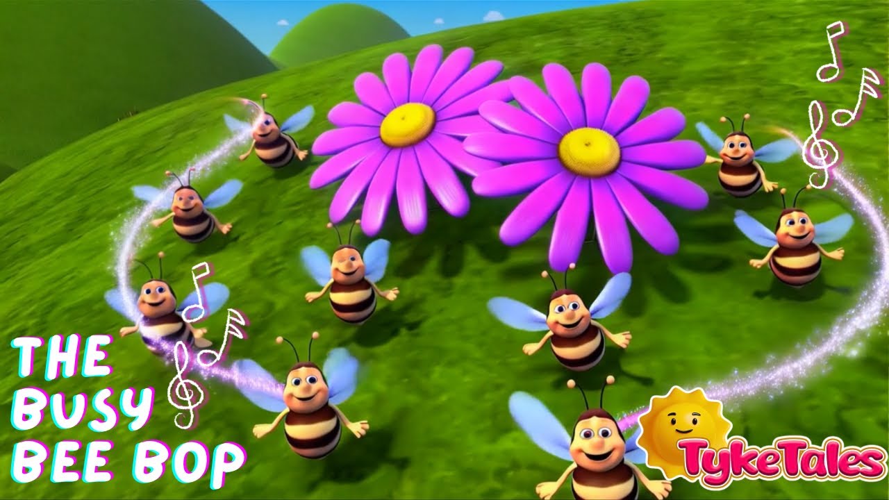 Dancing Bees in 3D! | The Busy Bee Bop Song for Kids | Fun Learning ...