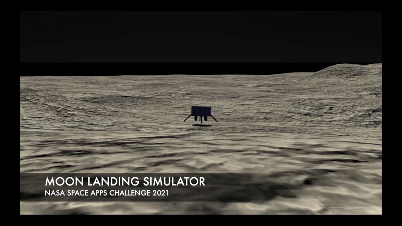 Sri Lankan Moon Landing Simulator - Nasa Space Apps 2021 - YouTube
