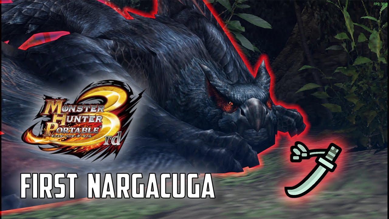 Return to MHP3rd | First Nargacuga [Longsword] - YouTube