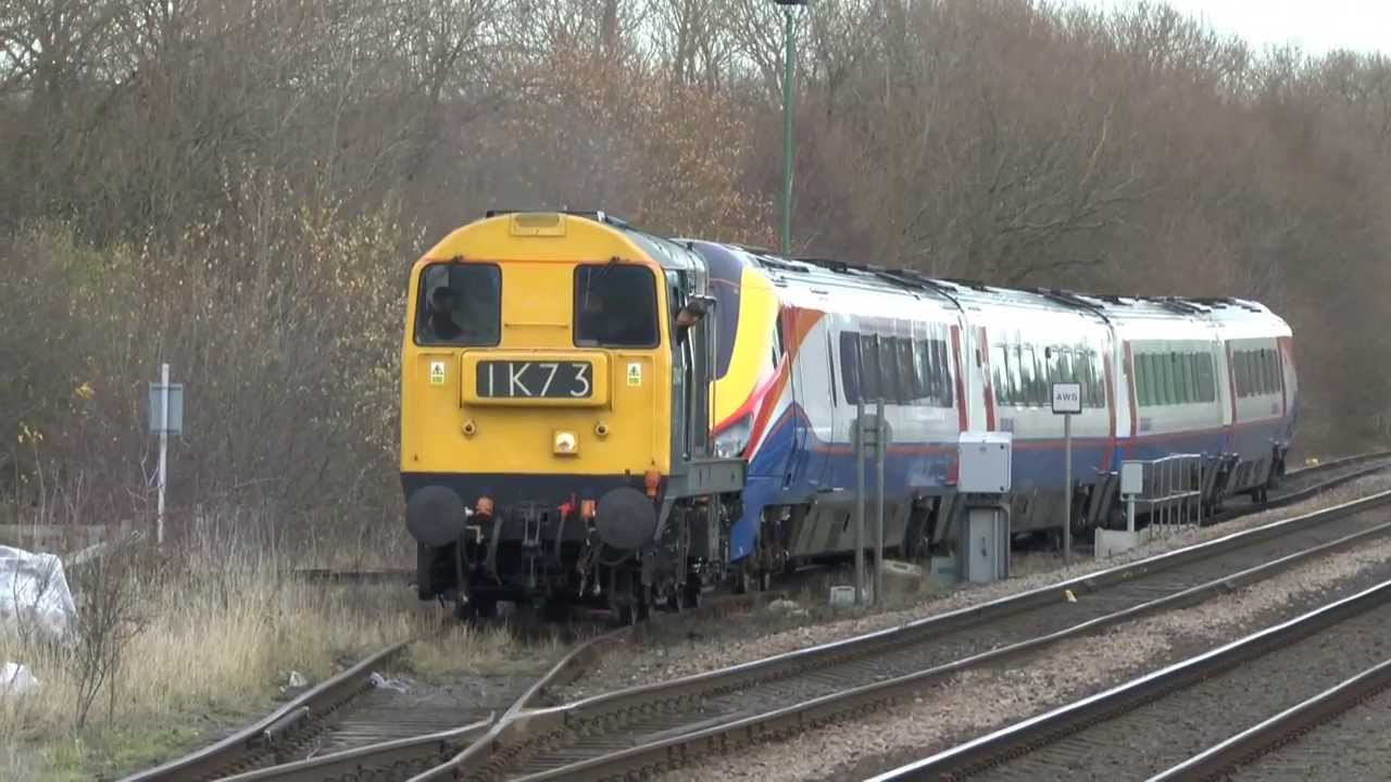 **RARE** DCR Hires 20142 On Class 222 Move Crofton Bombardier to Derby ...