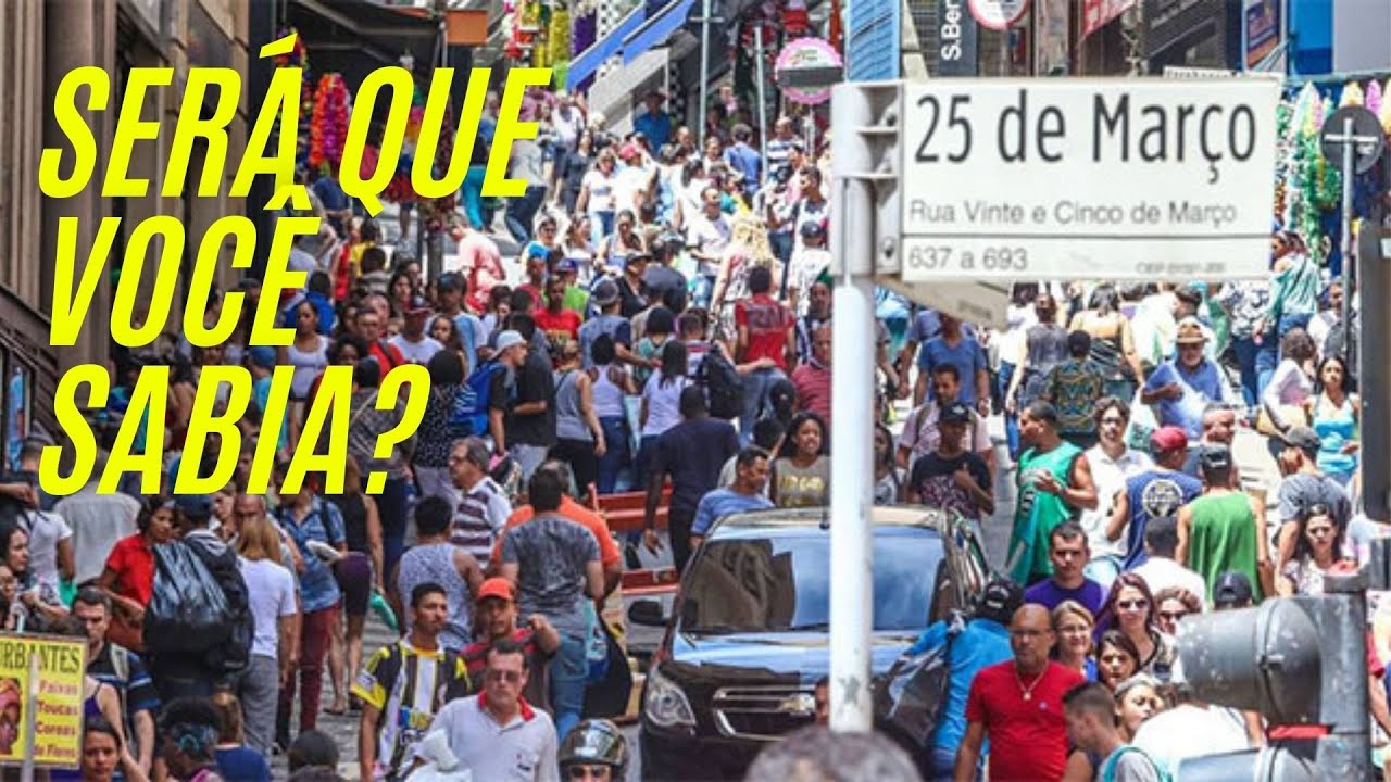 Descubra a História Fascinante da Rua 25 de Março em São Paulo! - YouTube