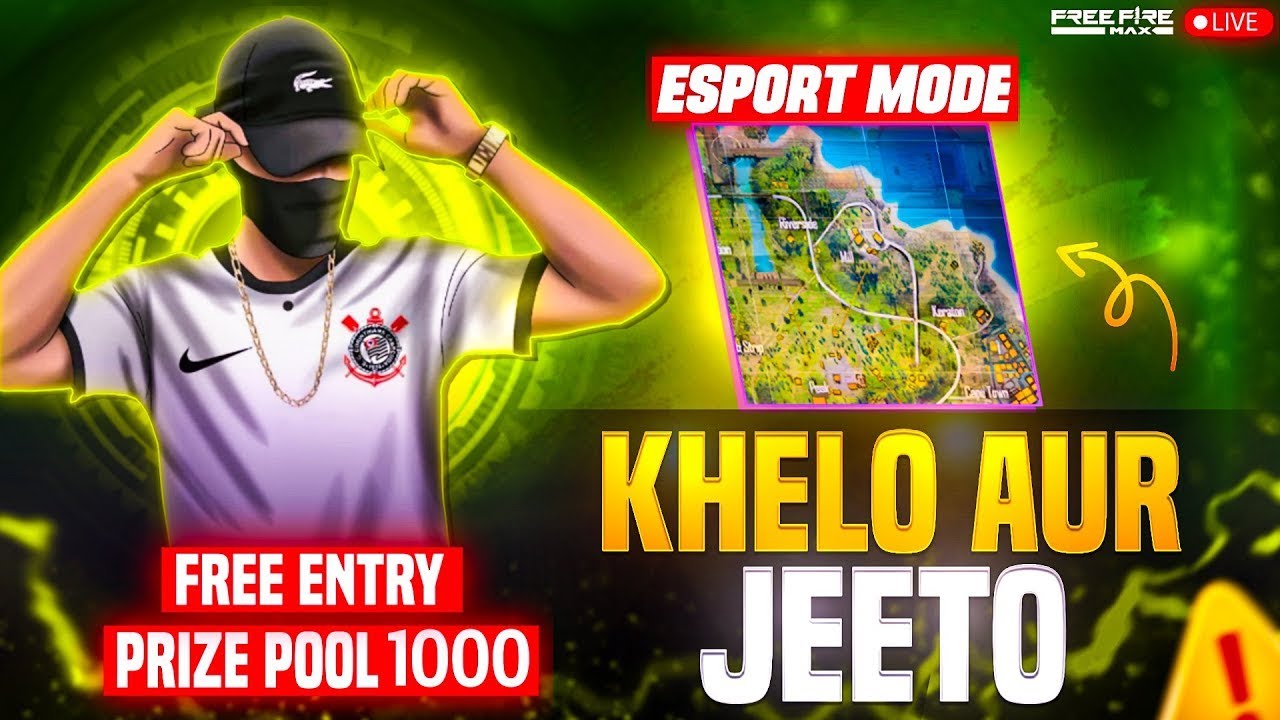 FREE FIRE LIVE FULL MAP TOURNAMENT PRACTICE 🏆🥵 | FF LIVE CUSTOM ROOM # ...